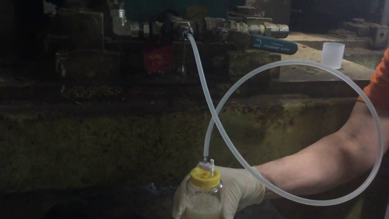 New Oil Sample Collection Bottle - Simplo Jar - YouTube