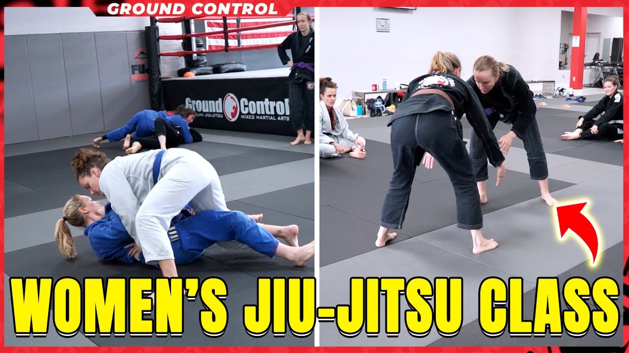 Jiu-Jitsu Women's Class - Ground Control MMA - YouTube
