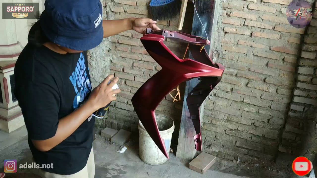 REPAINT MIO SOUL GT | SAPPORO ULTIMATE | XIRALLIC RED - YouTube