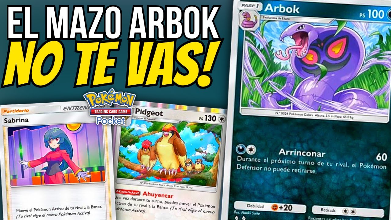 Arbok tiene su propio MAZO y esta OP! - POKEMON POCKET - YouTube