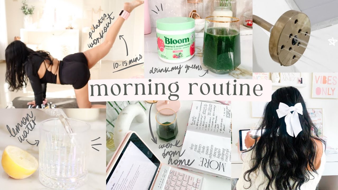 7am Productive Self Care Morning Routine 2024 Wfh Time Stamps Roxy