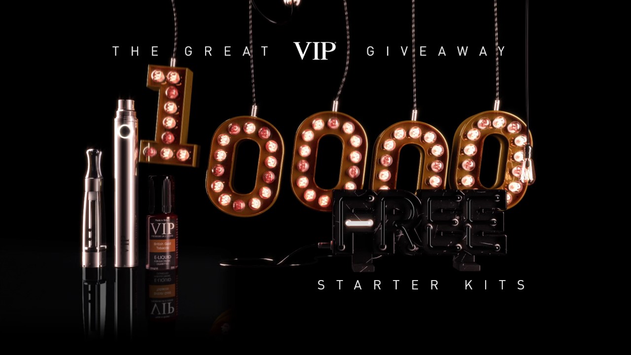 VIP E-Cigarettes Great Giveaway - YouTube