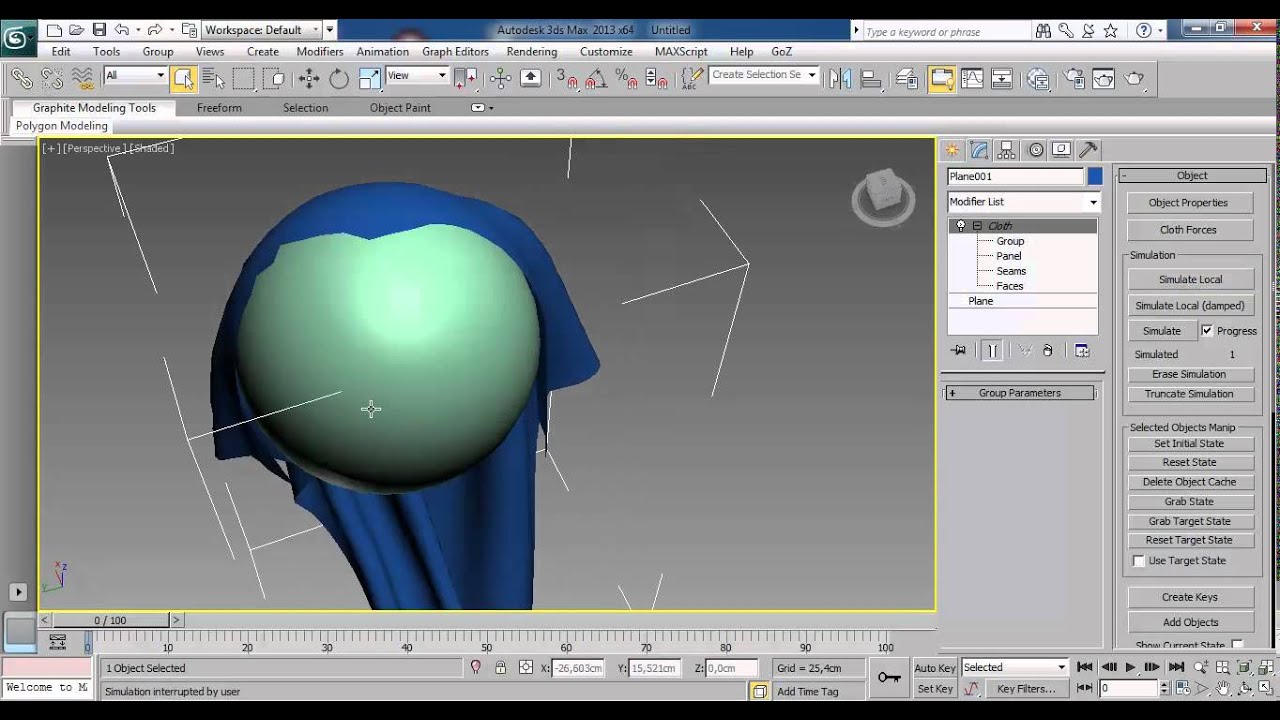 Tutorial Grupos en Cloth 3ds Max - YouTube
