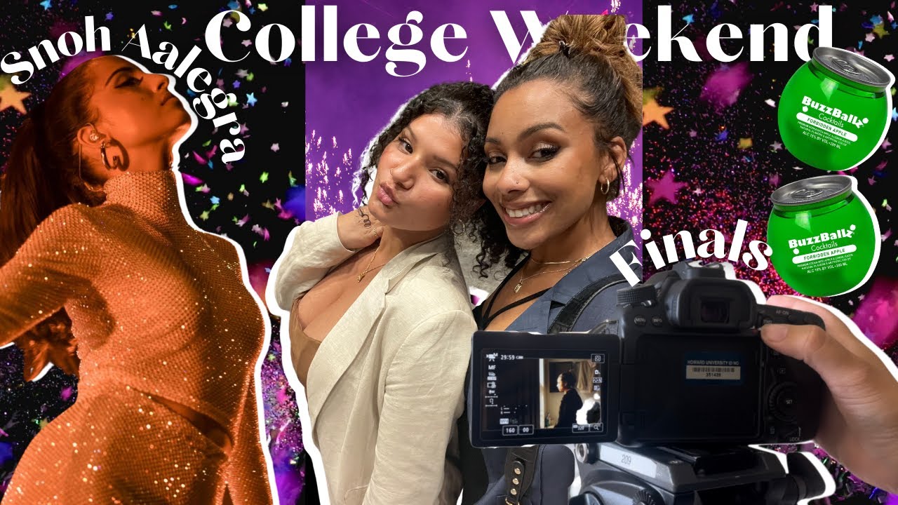 An EPIC college weekend *partying + concerts & finals* - YouTube