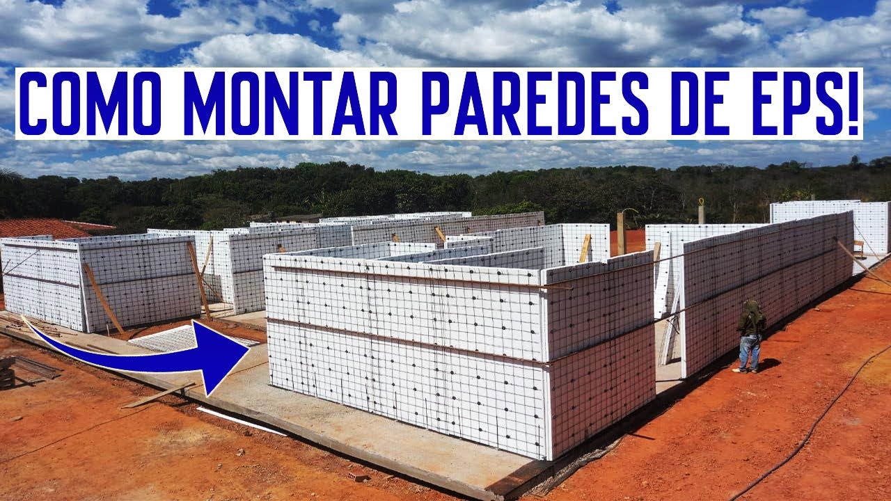 🚨[PASSO A PASSO] COMO MONTAR AS PAREDES DE EPS ! - YouTube