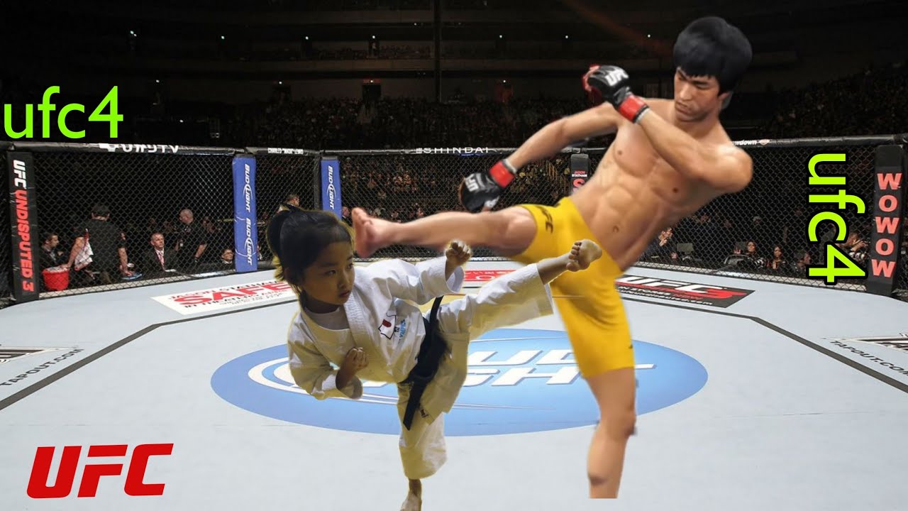 UFC4 | Bruce Lee vs Little Karateka (EA Sports UFC 4) wwe mma - YouTube
