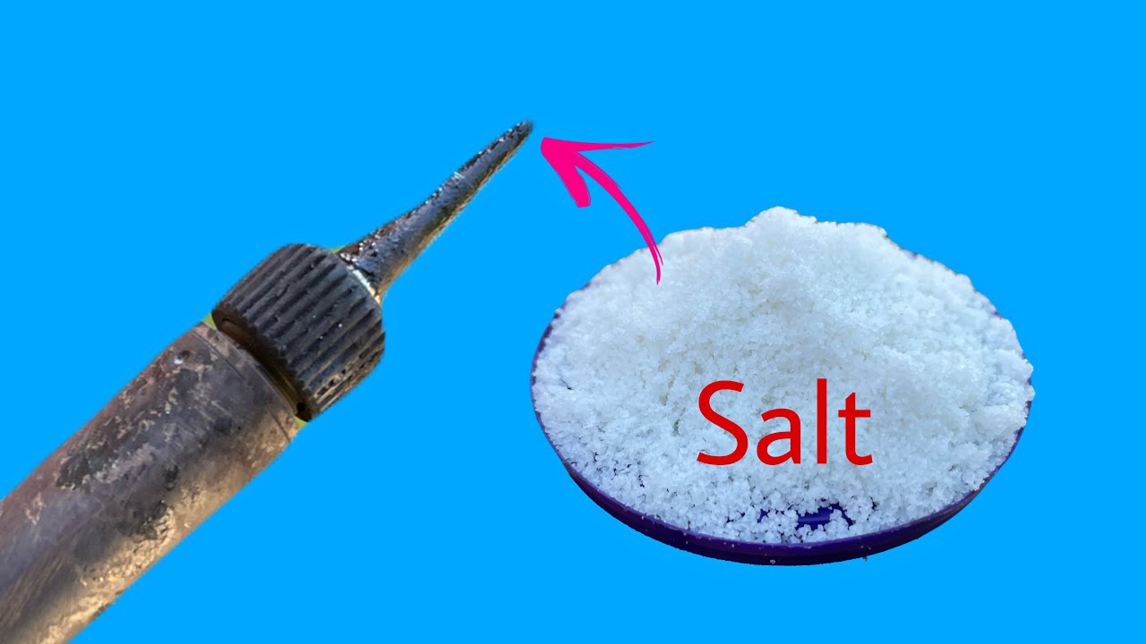 Add Salt to Your Soldering Iron for Amazing Results - YouTube
