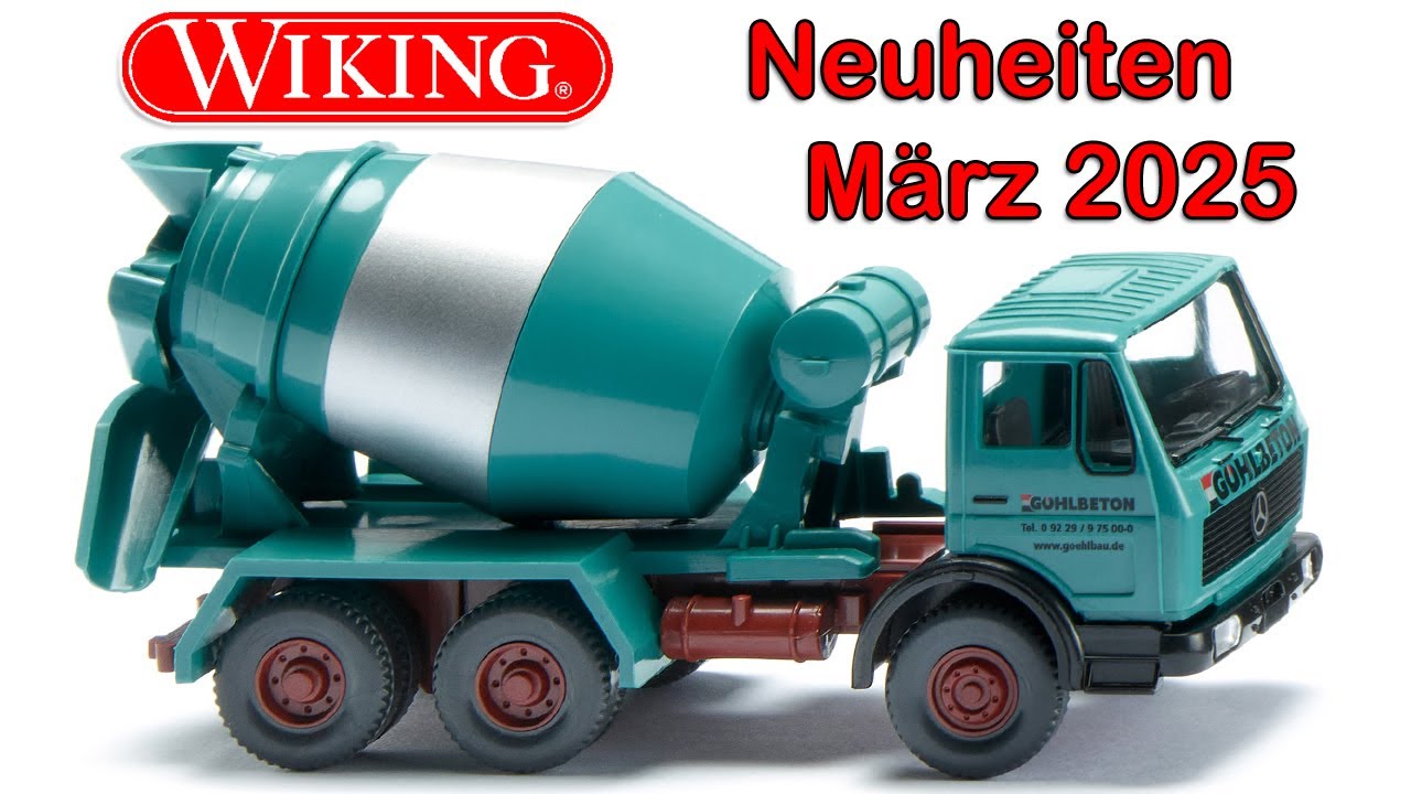 Wiking Modellauto Neuheiten März 2025 | Spur H0 - YouTube