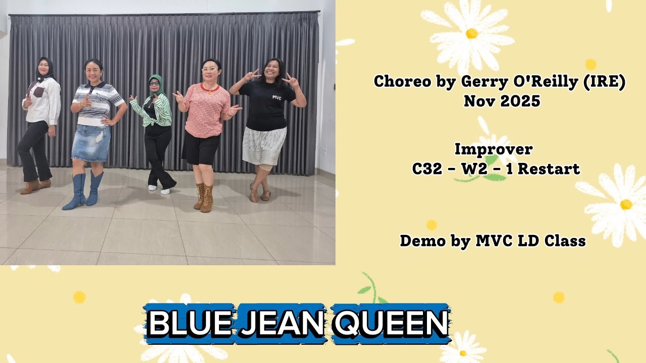 BLUE JEAN QUEEN // Choreo by Gerry O'Reilly (IRE) - Nov 2025 - YouTube