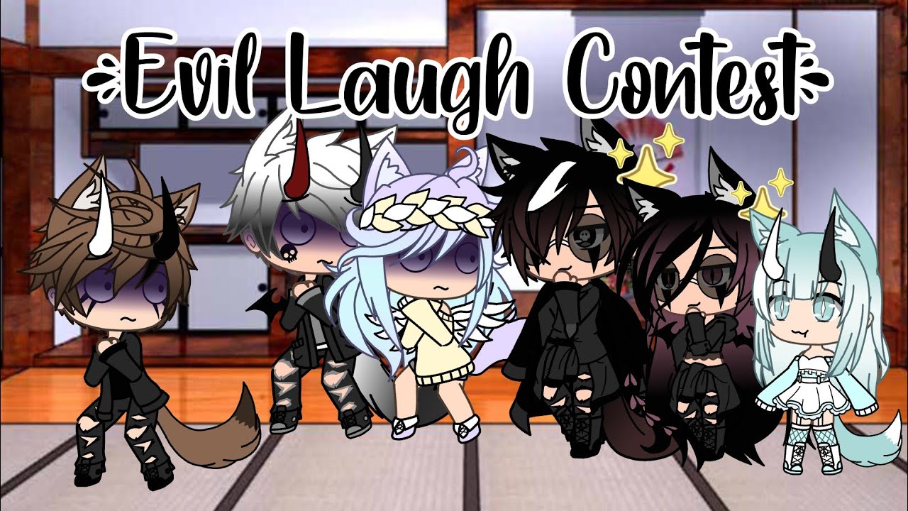 Evil Laugh Contest || Gacha Life || - YouTube