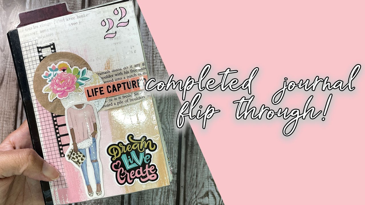 My Latest Filled Journal Flip Through! - YouTube