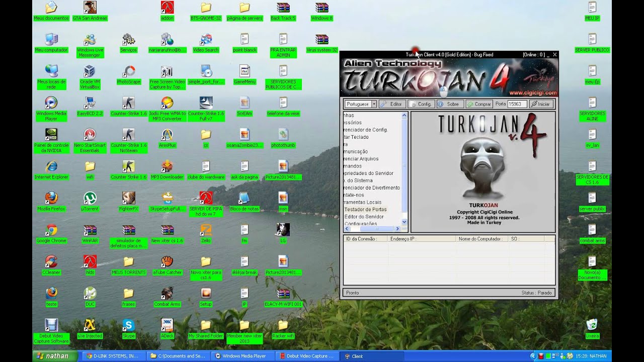 Criando um servidor de turkojan 4(NOVO 2013) - YouTube
