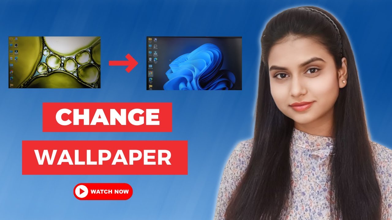 How to Change Desktop Background Windows | Laptop Ka Wallpaper Kaise ...