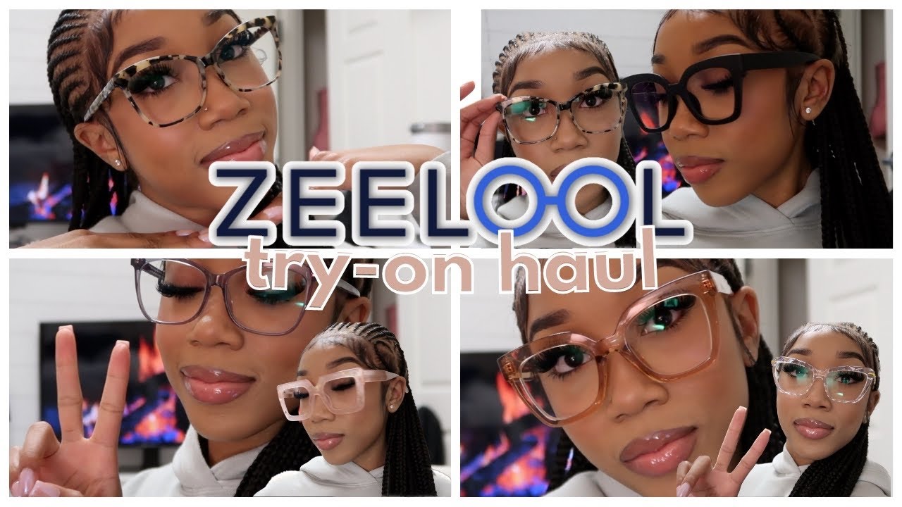 Zeelool Glasses Try-On Haul ⎮Affordable Glasses - YouTube