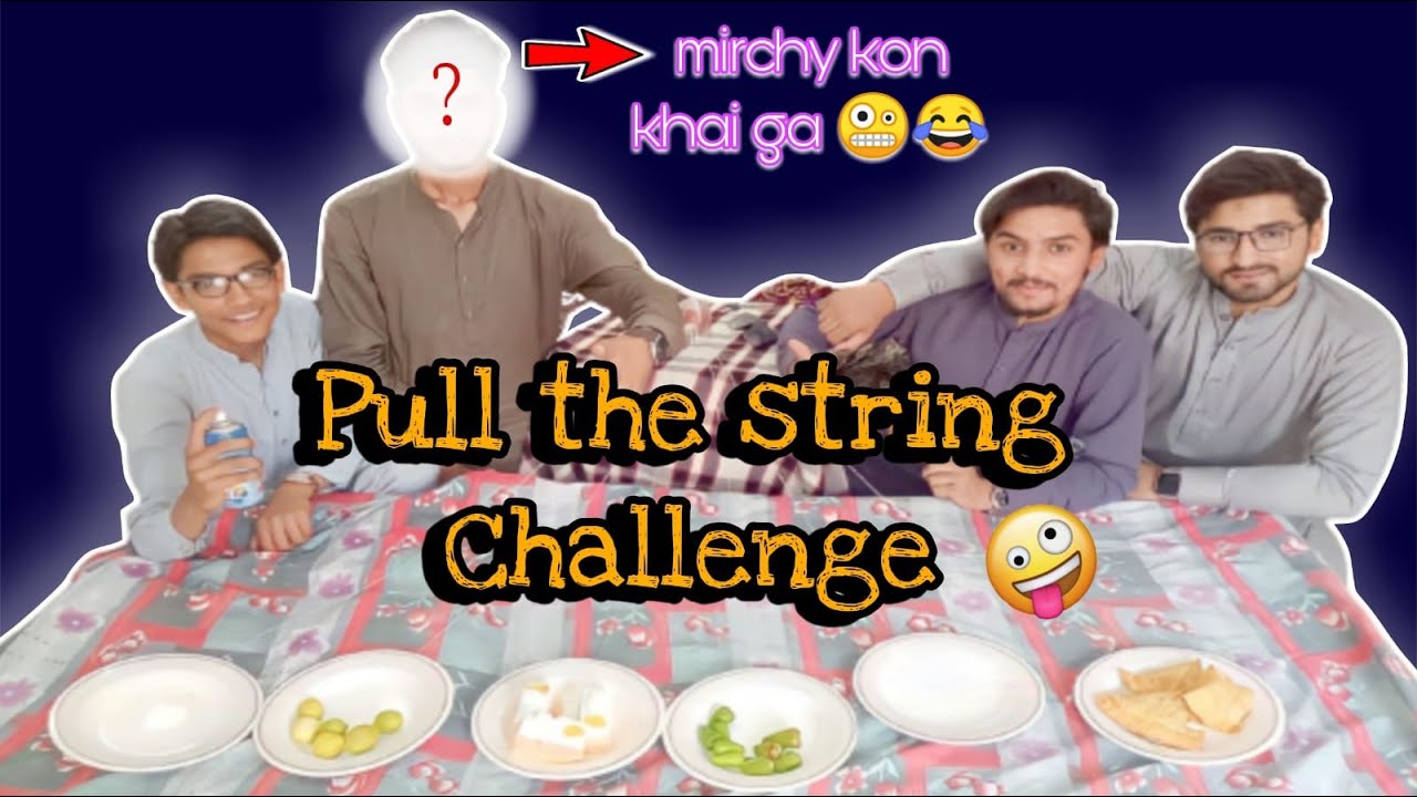 Pull the string challenge! Losser will eating lemon 🤢🤢: - YouTube