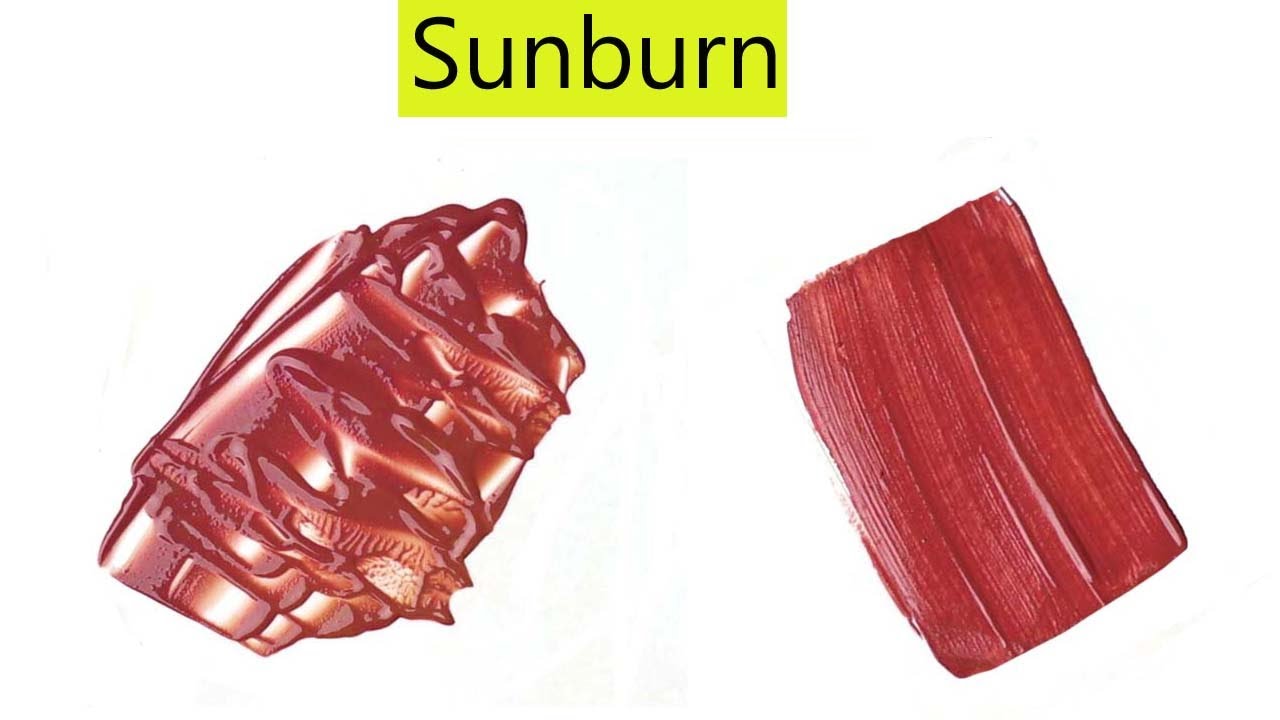 Sunburn Color - How To Make Sunburn Color - Color Mixing Video - YouTube