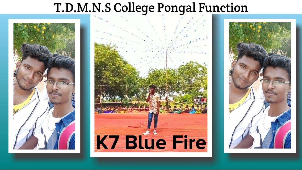 #Tdmns College Pongal Function | Venkat Dancer Singing Perfomance | K7 ...