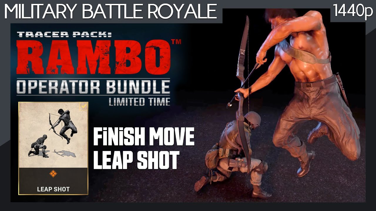 Rambo Finishing Move: Leap Shot - John Rambo 80's Action Heroes COD (No ...