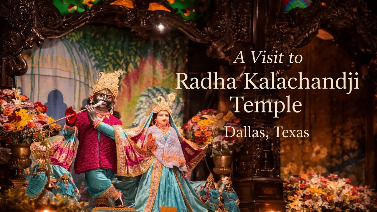 A Visit to Radha Kalachandji’s Temple in Dallas, Texas - YouTube
