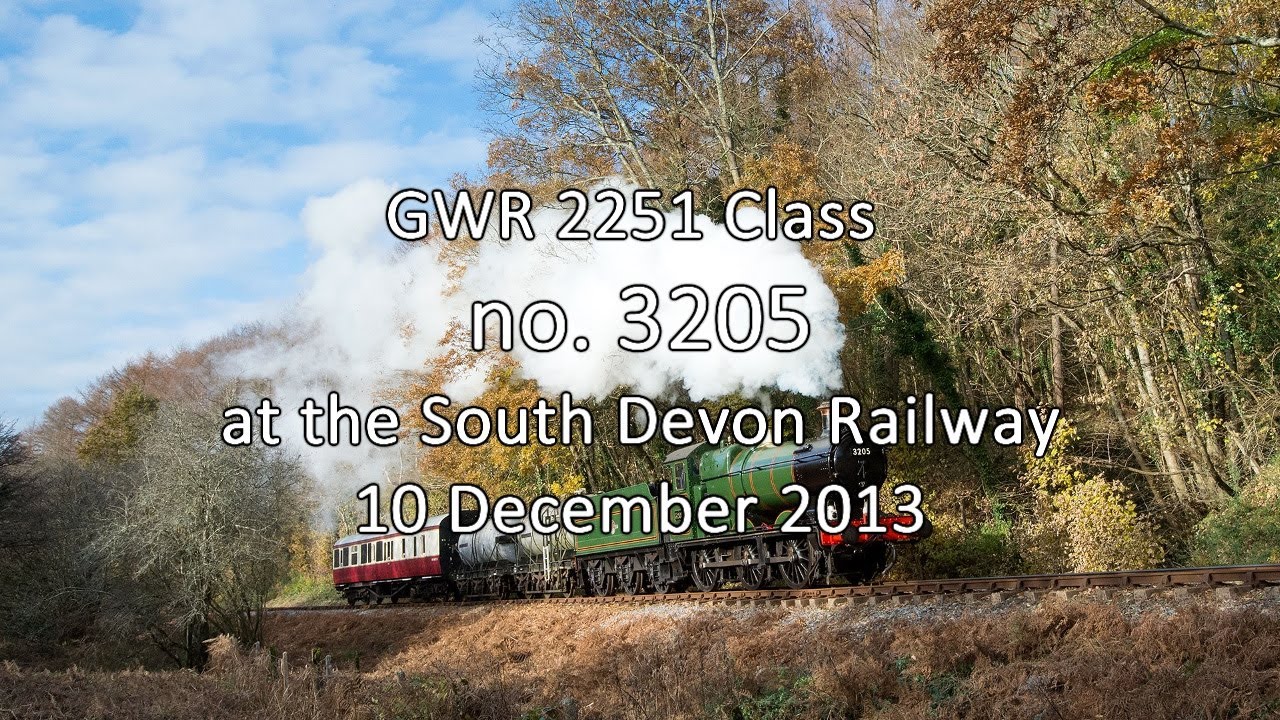 GWR 2251 Class 0-6-0 no. 3205 at the South Devon Railway - YouTube