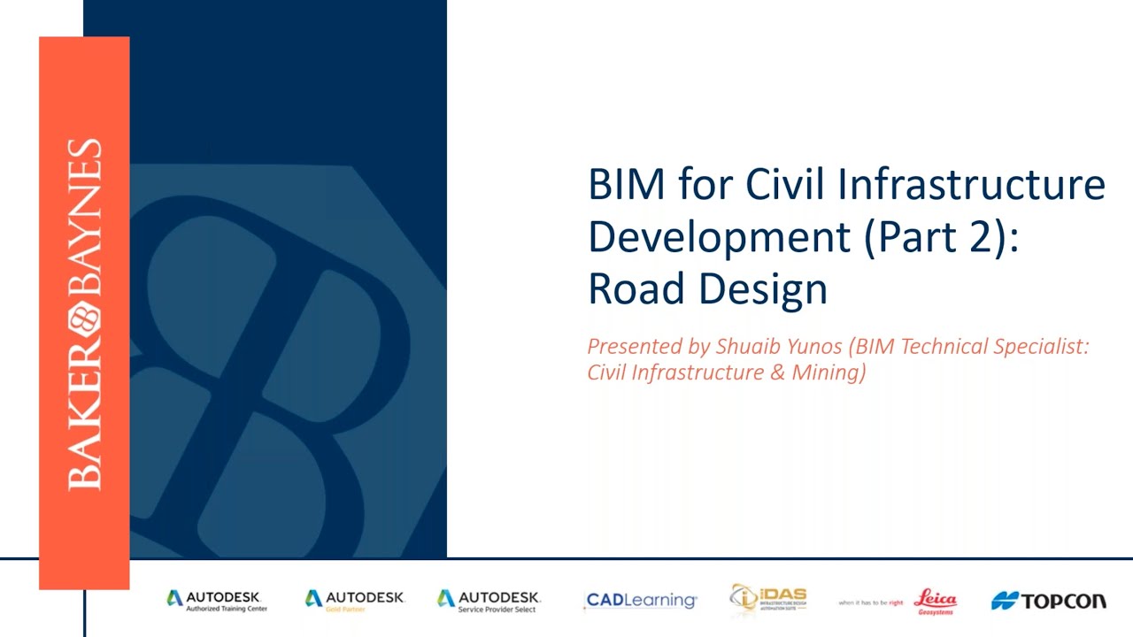 BIM for Civil Infrastructure Development Part 2 Road Design - YouTube