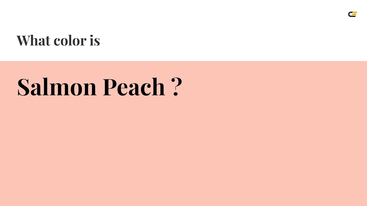 Salmon Peach color #fdc5b5 hex Cool Red color fdc5b5 - YouTube