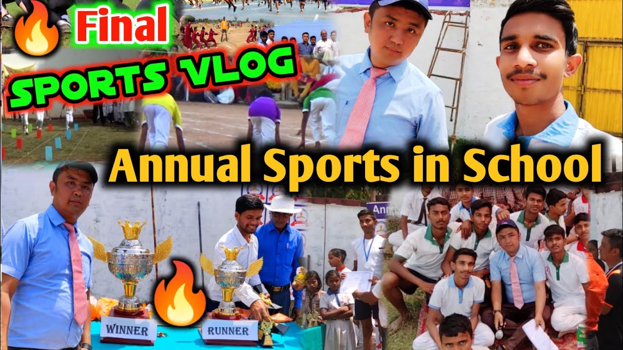 Annual sports meet final.... excited.....who will be the winner ...