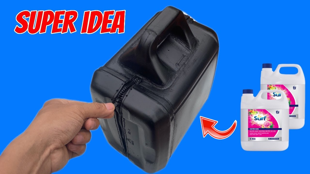 Don't throw away empty plastic cans: Turn them into creative and ...