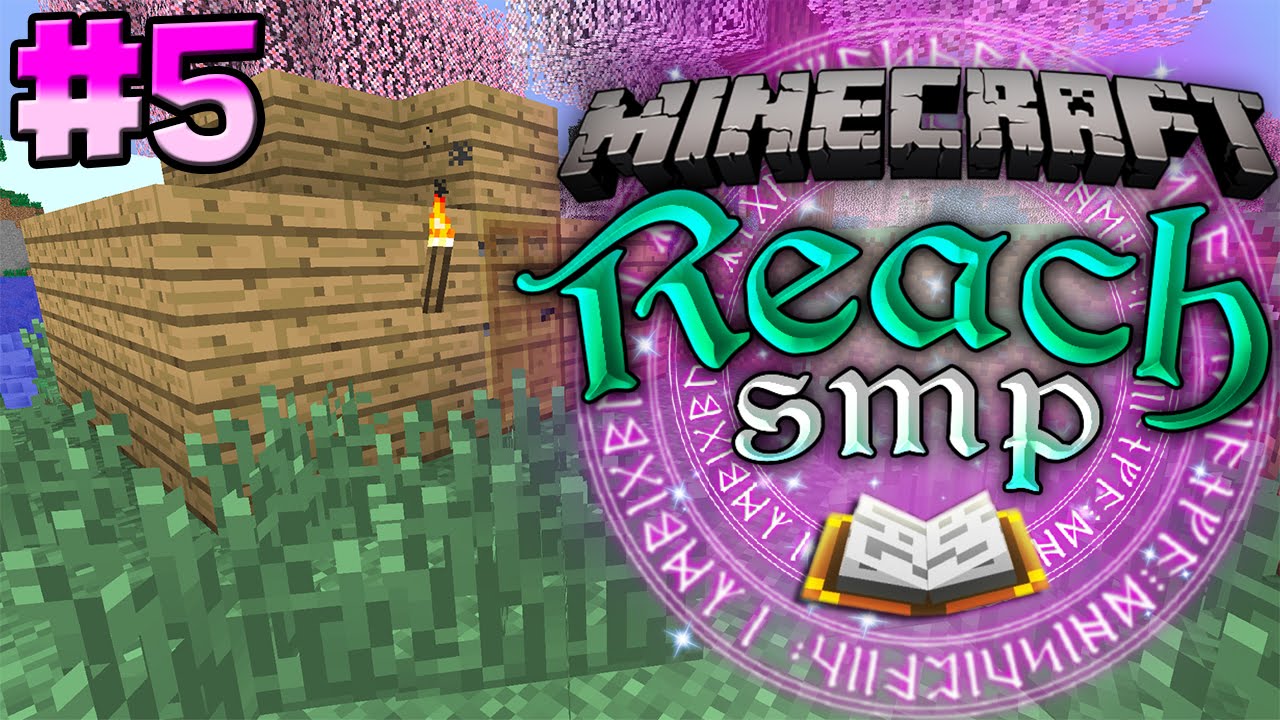 Minecraft : Reach Modded SMP Episode 5 - I FINALLY BUILD A HOUSE! - YouTube