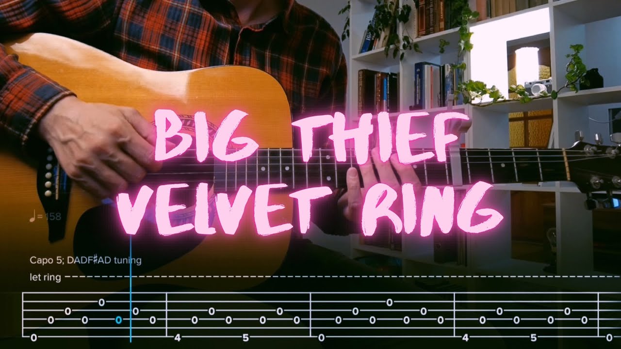 Velvet Ring Big Thief Сover / Guitar Tab / Lesson / Tutorial - YouTube