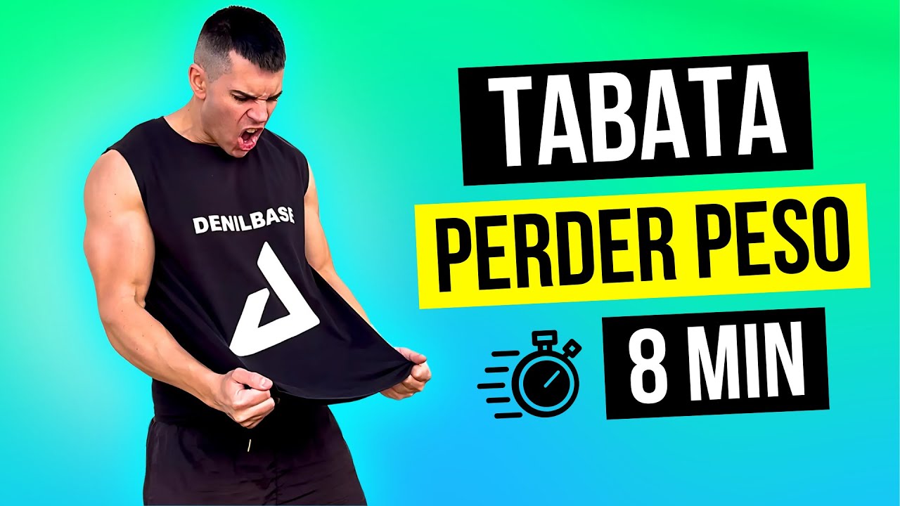 TABATA 8 MINUTOS para QUEMAR GRASA RÁPIDO en CASA | Rutina Cardio HIIT INTENSO para BAJAR de ...