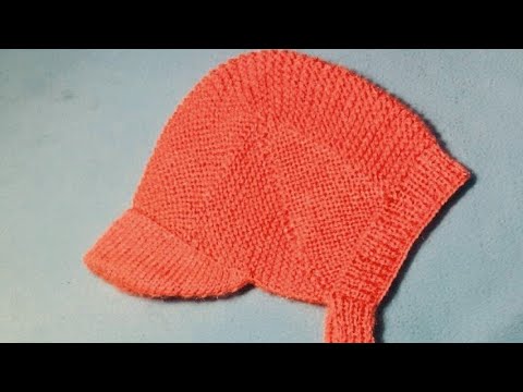 New knitting pattern for baby cap,topi step by step टोपी ,कैप,हैट,की ...