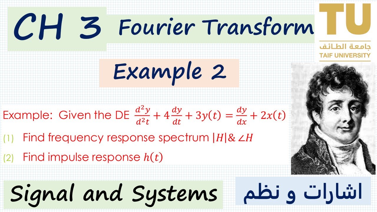 3.2 Fourier Transform Properties [example 2 solution] - YouTube