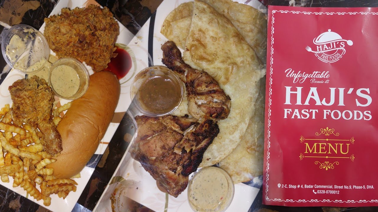Best Fast Food Restaurant In Karachi - Hajis Fast Food - YouTube