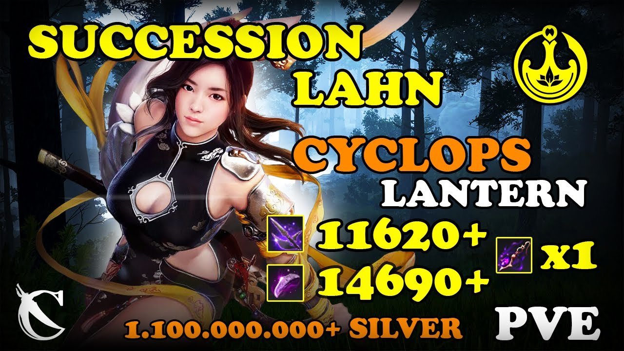 BDO - Cyclops Lantern 11620+ Trash Yellow - Succession Lahn - PVE - 2023-12-02 - YouTube