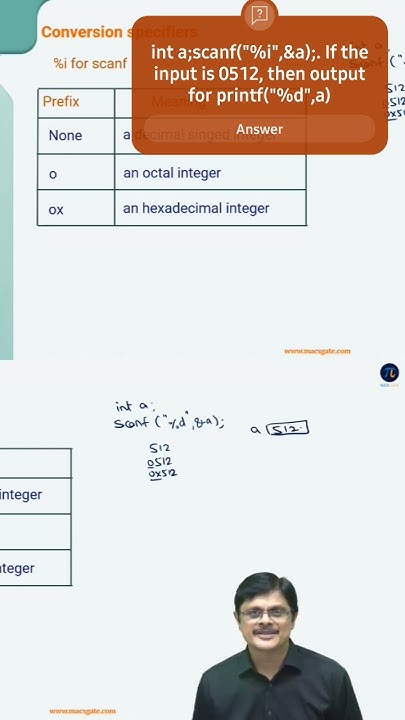 Conversion specification in C part 2 - YouTube