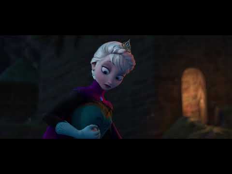 Princess Else flees after unleashing her magic powers (Frozen 2013 ...