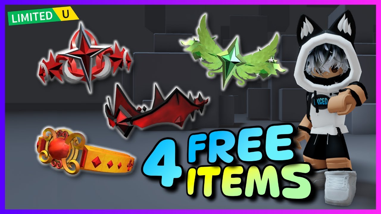 4 FREE LIMITED UGC items 🔥🔥, How to get FREE UGC LIMITED ITEMS on ...