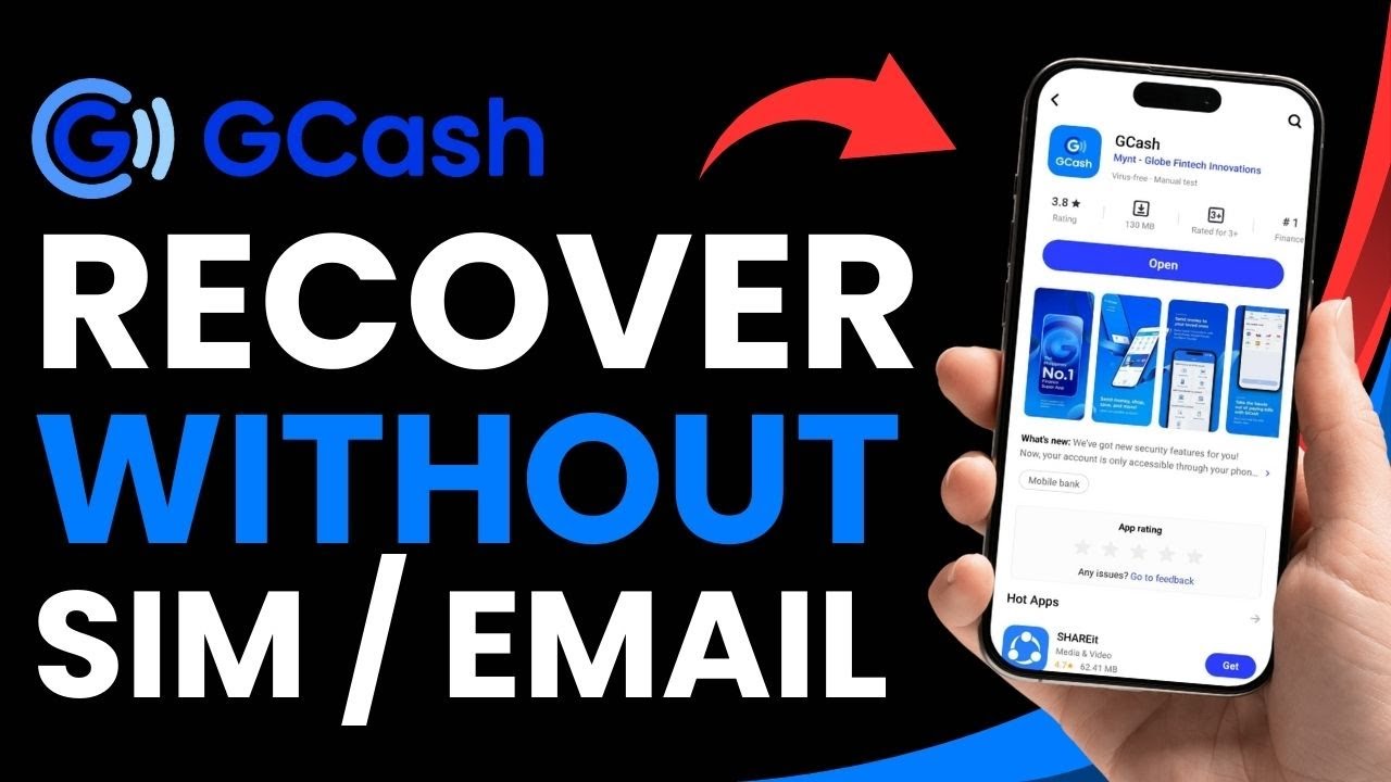 How to Recover GCash Without SIM & Email ! - YouTube
