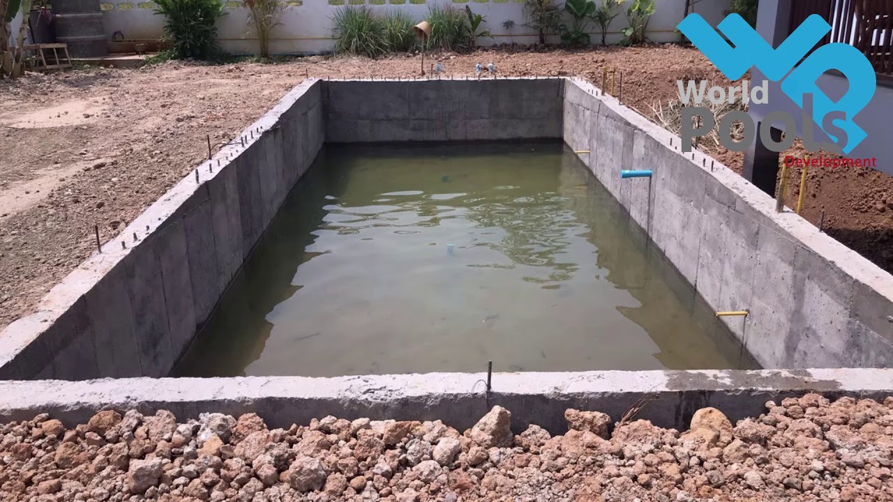 "Worldpools" ผลงานวางระบบสระว่ายน้ำ (สระว่ายน้ำส่วนตัว) - YouTube