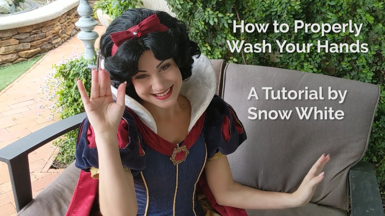 How To Wash Your Hands- A Tutorial by Snow White - YouTube