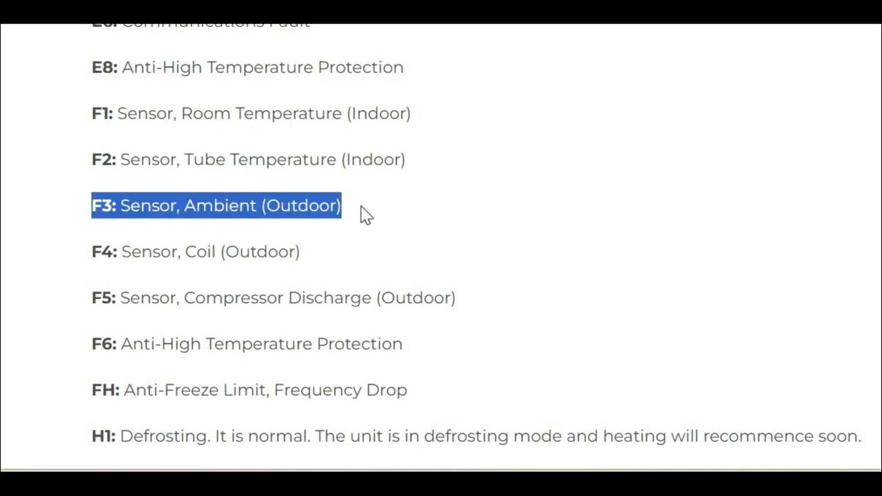 How to fix an error code Kelvinator error codes - YouTube