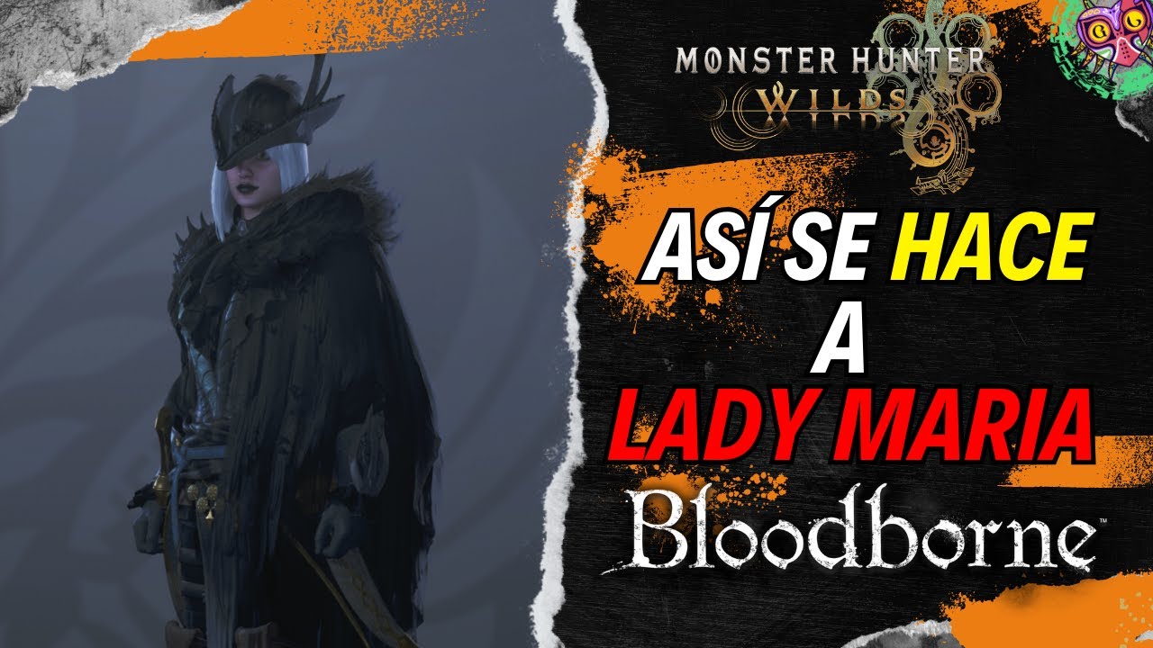 SKIN de LADY MARIA (BLOODBORNE) | 💯Monster Hunter Wilds🏆 - YouTube