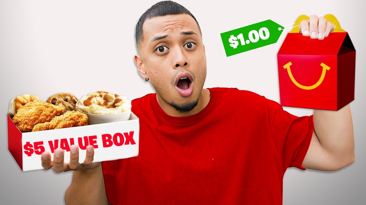 Rating Every Fast Food Value Meal! - YouTube