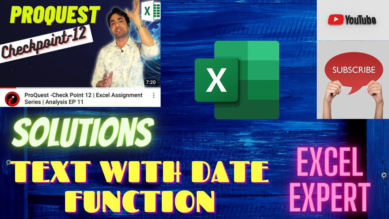 INNOZANT PROQUEST12 SOLUTIONS|TEXT and Date Function|Same Formula ...