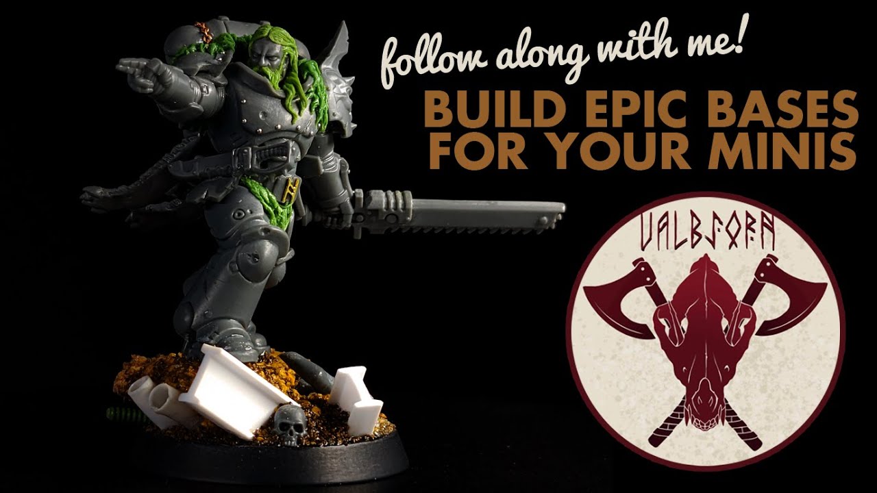 How To Compose and Build An Epic Base For Your Miniatures Out Of Cork ...