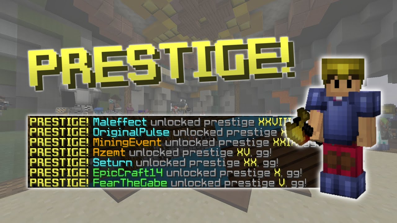 Spamming Chat With Prestiges in The Hypixel Pit! - YouTube