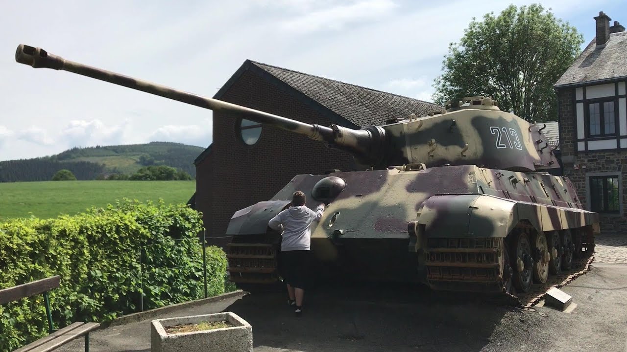 King Tiger Tank and December 44 Museum - La Gleize, Belgium - YouTube
