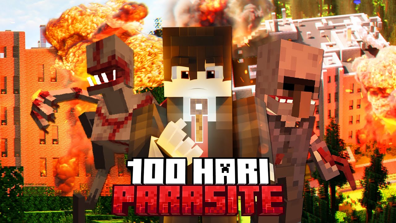 100 Hari Minecraft Parasite Apocalypse - YouTube