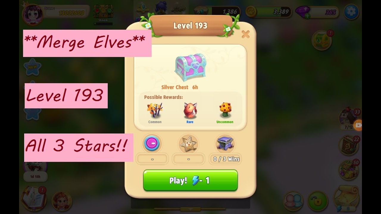 Merge Elves **Level 193** All 3 Stars! - YouTube